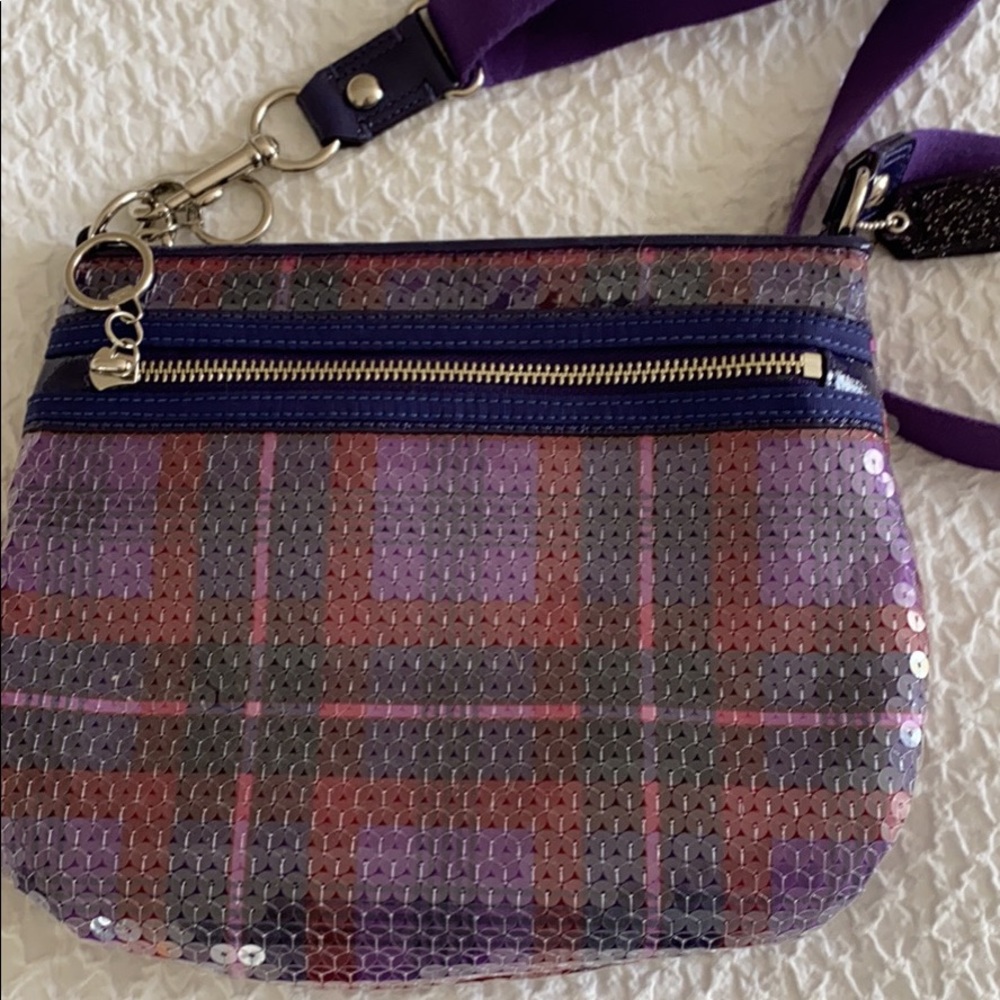 Coach Sequence Super Fun And Unique Crossbody Bag - Gem